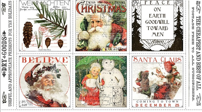 Classic Christmas - Christmas Patch Panel - Riley Blake Designs ...