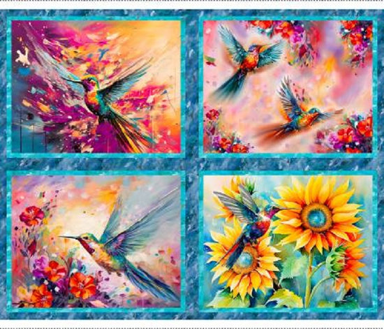 Hummingbird Bouquet - 3-Wishes Fabric – Homestead Quilts