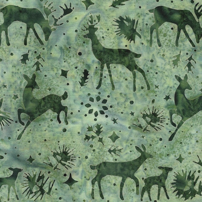 Woodland Holiday Batik - Island Batik – Homestead Quilts